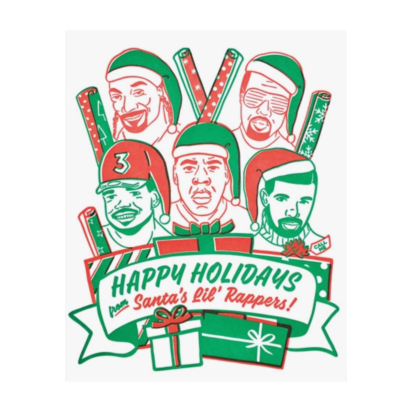 Santa’s Rappers Christmas Card | © 2015-2025 The Mascot Syndicate