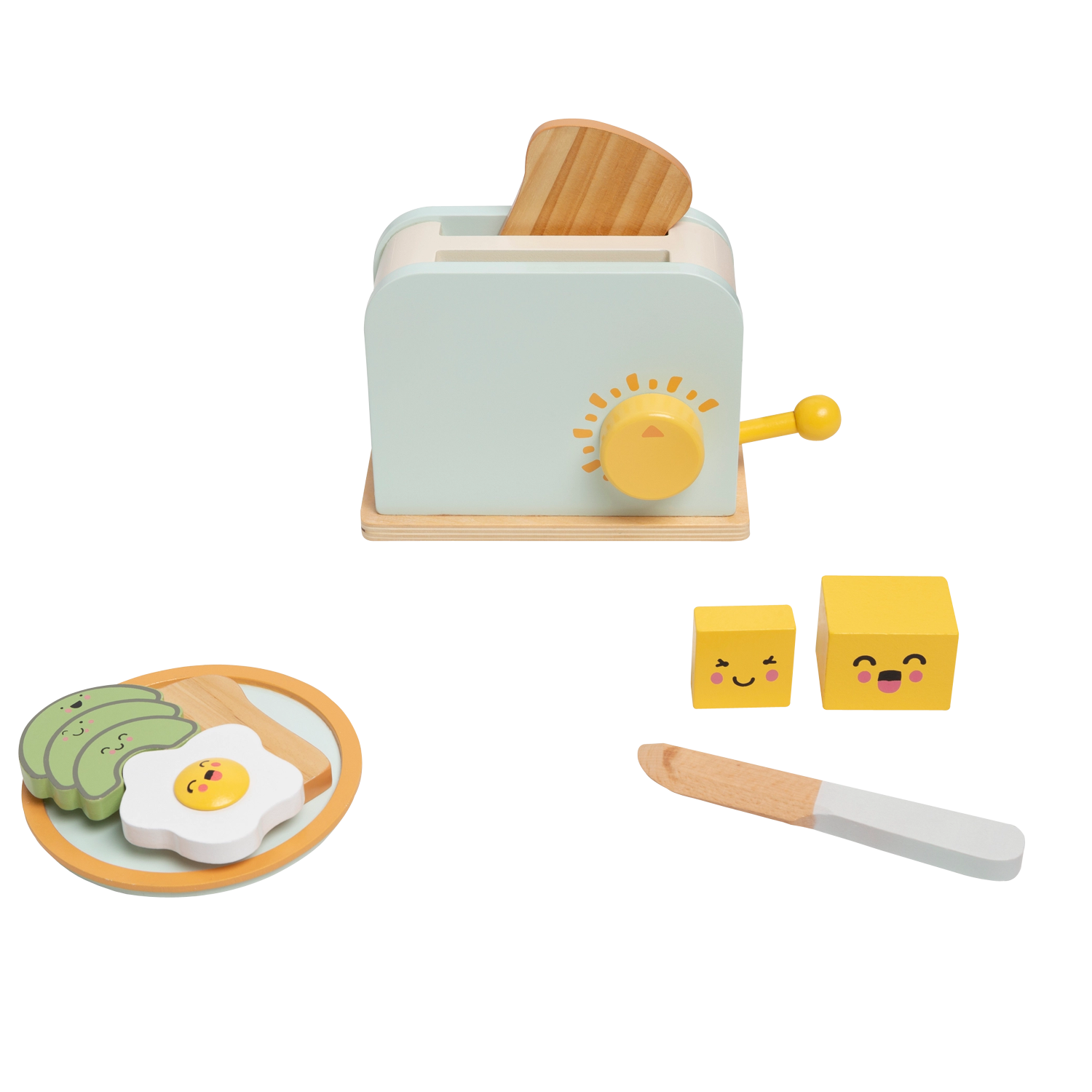 Brunch Time Wooden Toaster Set | © 2015-2025 The Mascot Syndicate